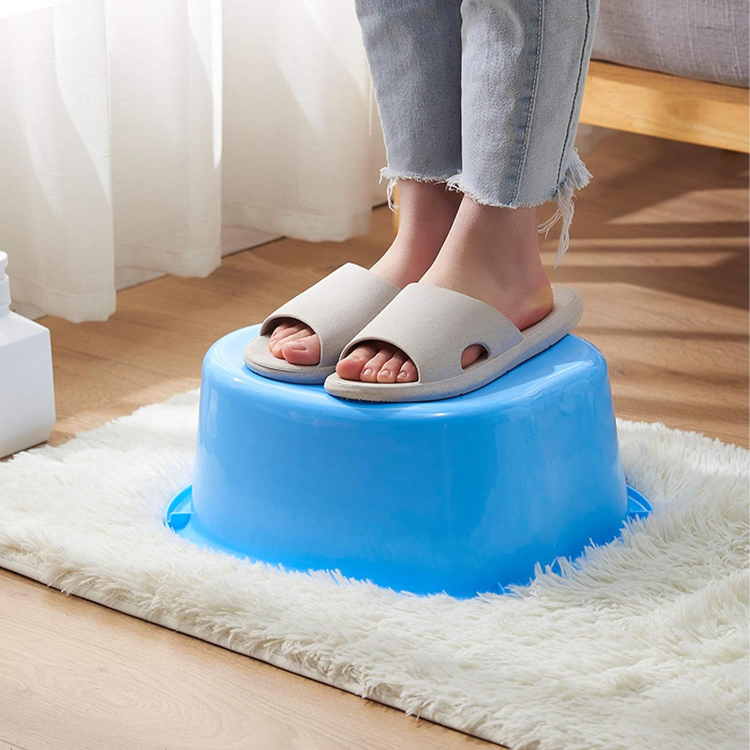 Foot Soaking Bath Basin Durable Plastic Bath Massage up to Mens Size 11 ...