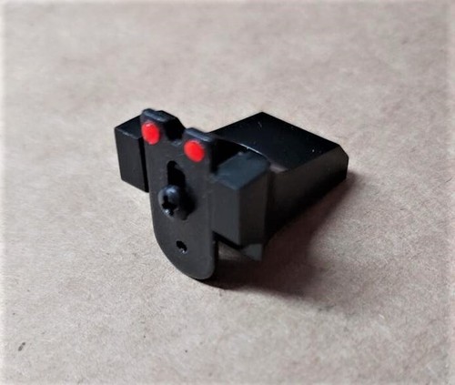 SO NICE! CROSMAN Rear Sight With RED Fiber Optic on BOTH SIDES for 2240 ...