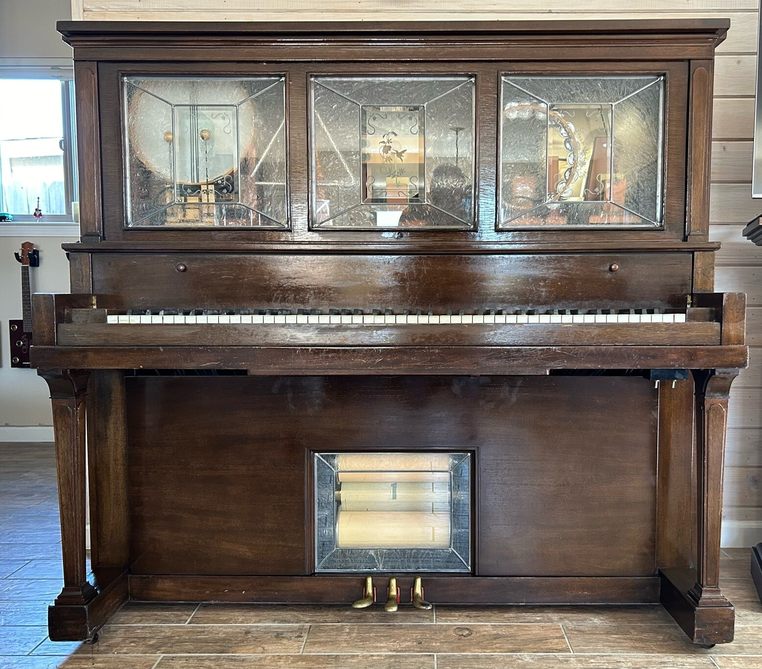 Nickelodeon type 6-instrument 1920’s Player Piano. Works perfectly ...