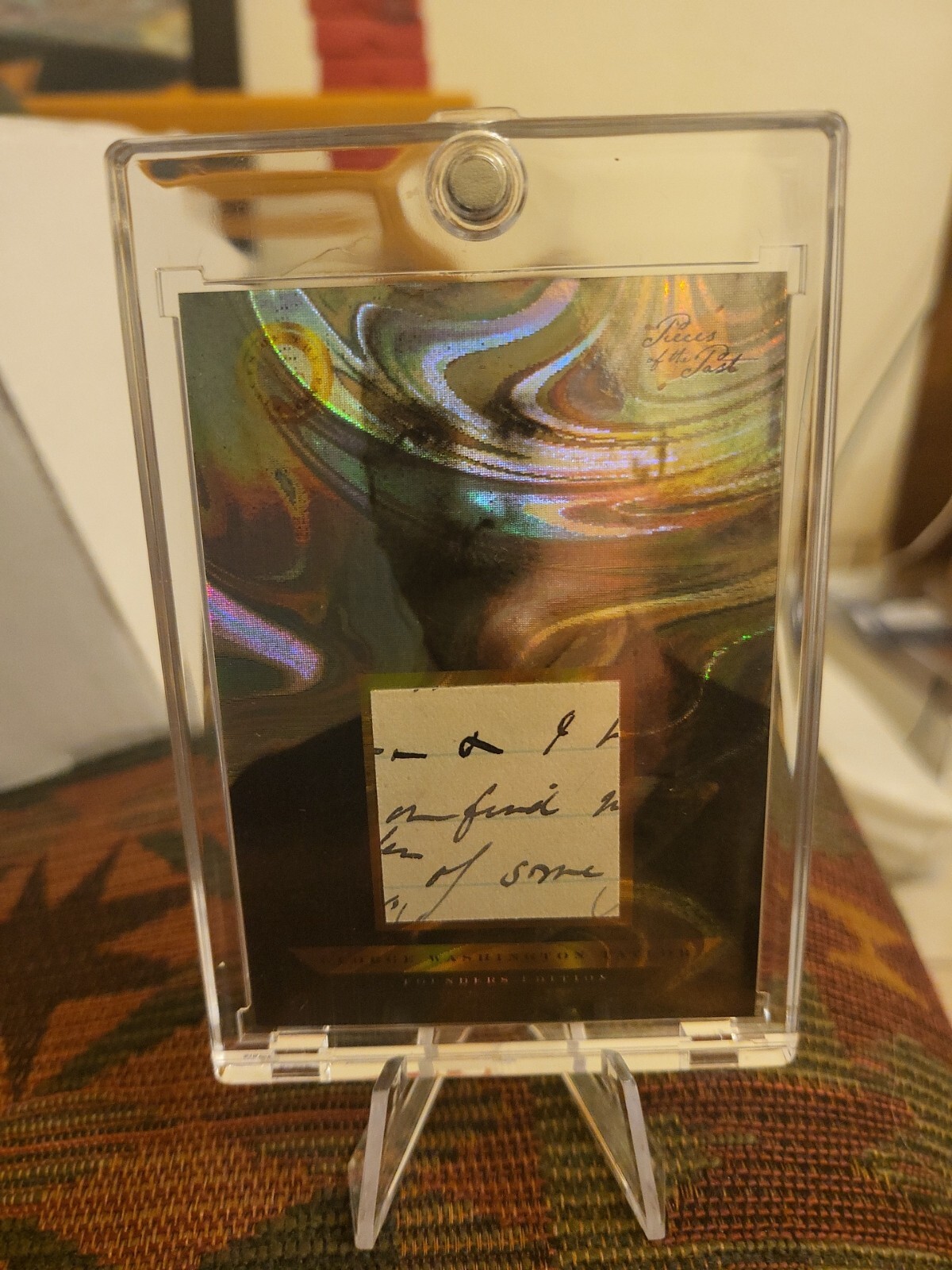 GEORGE WASHINGTON TAYLOR Pieces of the Past FOUNDERS Relic 2023 #53 ...