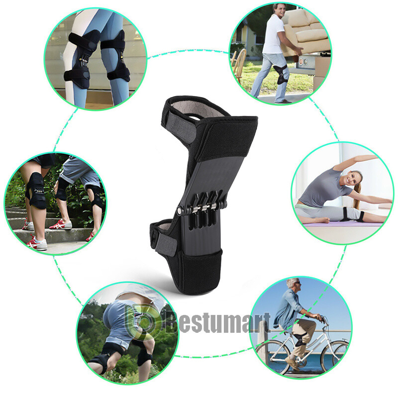 Non-slip Joint Support Powerful Rebound Spring Knee Booster Lift Knee ...