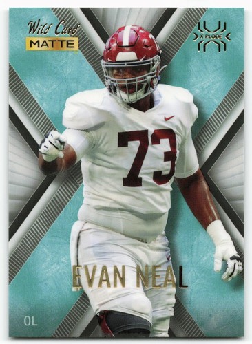 2022 Wild Card MATTE - X-Plode Evan Neal #MXP-15 White-Blue X (RC) for ...