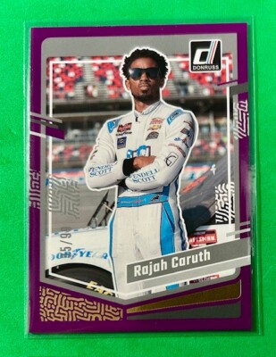 2024 PANINI DONRUSS RACING PURPLE VELOCITY RAJAH CARUTH #35/99 - CARD ...