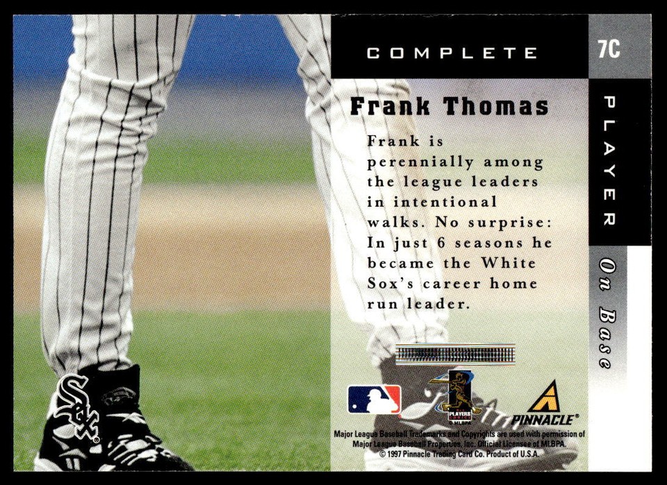 1998 Score 7C Frank Thomas Chicago White Sox Baseball Card | eBay