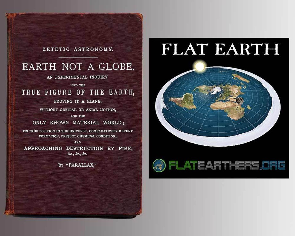 Flat Earth Map - Gleason's New Standard Map Of The World - Large 24" x ...