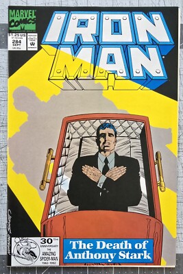 Iron Man #284 (Marvel Comics 1992) 1st James Rhodes as War Machine VF ...