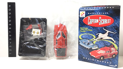 Konami SF Captain Scarlet SSC Spectrum Saloon Car Model Figure New (9cm ...