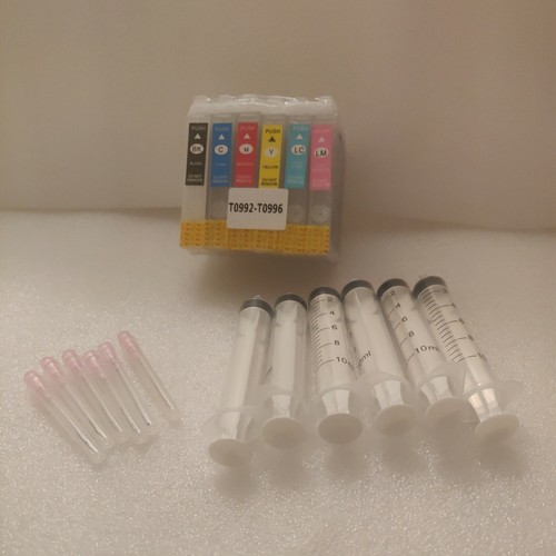 Empty Refillable ink cartridges T098 For Artisan 600/700/800/710/810 ...