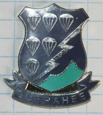 506 506TH PIR CURRAHEE PARACHUTE INFANTRY REGIMENT DI DUI CREST BAND OF ...