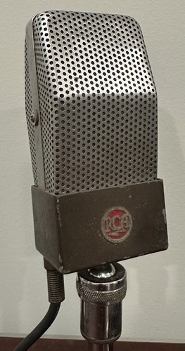 Vintage Original RCA 74-B Junior Ribbon Velocity Microphone 74B Mic ...