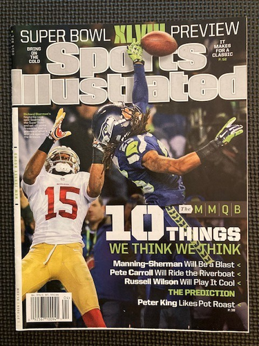 Sports Illustrated Magazine 1.27.14 Super Bowl XLVIII Preview 10 things ...