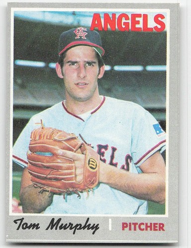 1970 Topps #351 Tom Murphy BASEBALL California Angels | eBay