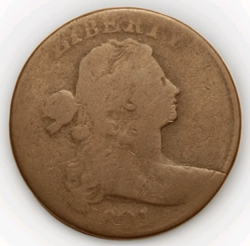 1801 Large Cent Draped Bust S-215 R4+ Good Details | eBay