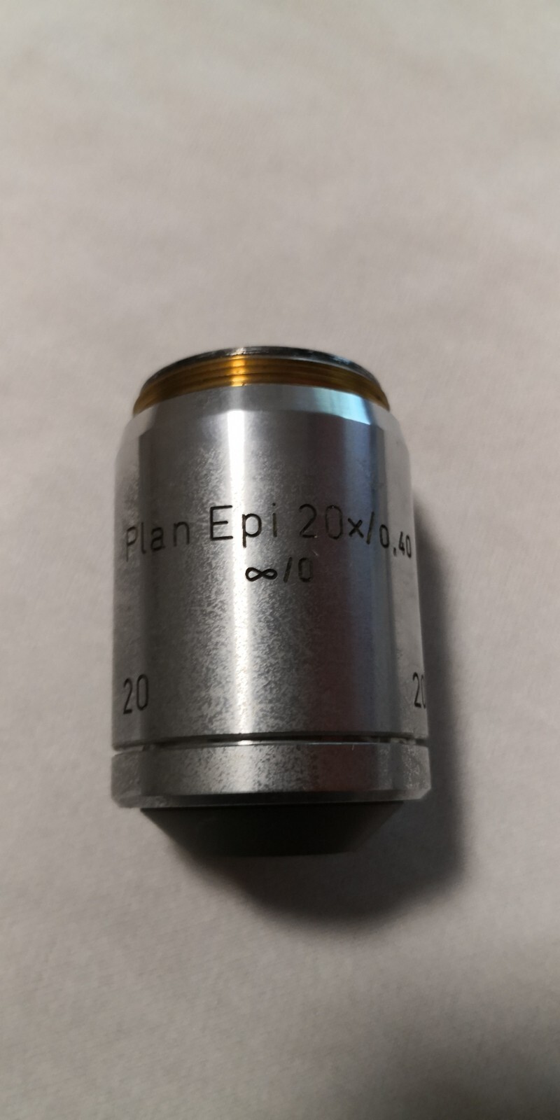 Reichert Austria 501453 PLAN Epi 20x/0.40 °°/0 Polyvar MET MICROSCOPE ...