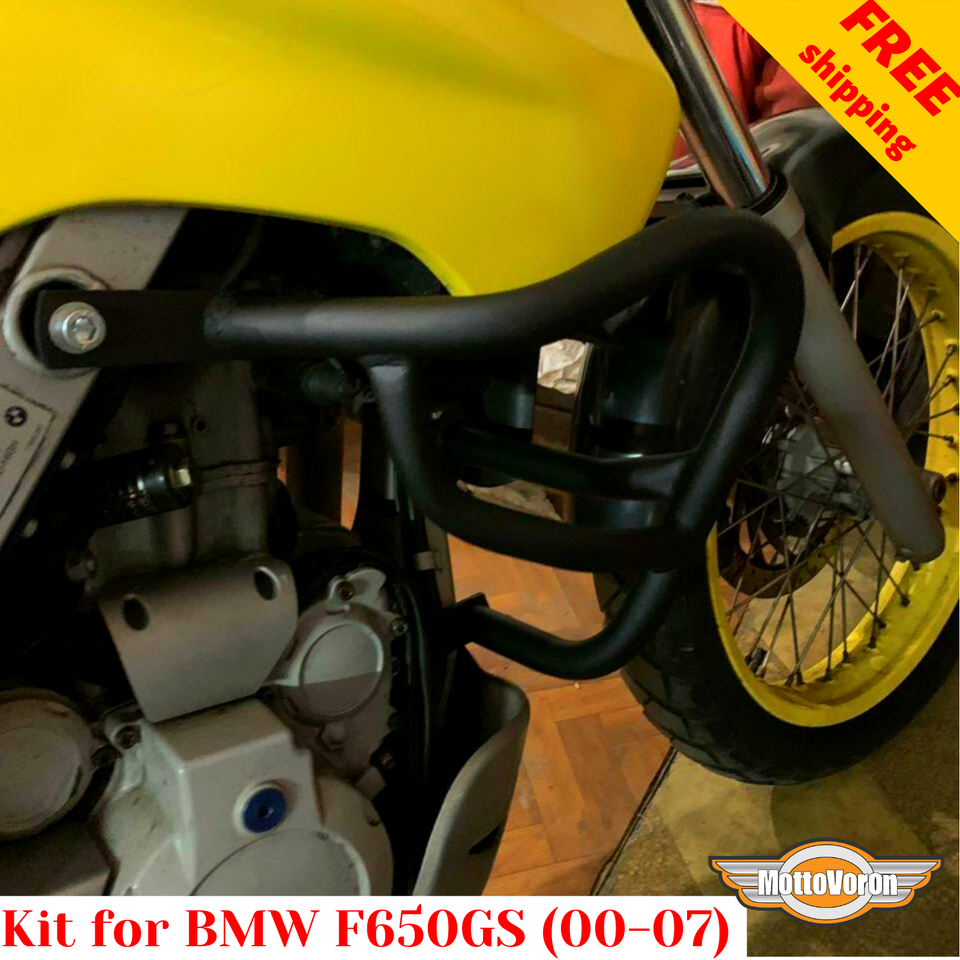 For BMW BMW F650GS Engine guard Side carriers Dakar Pannier rack Crash ...