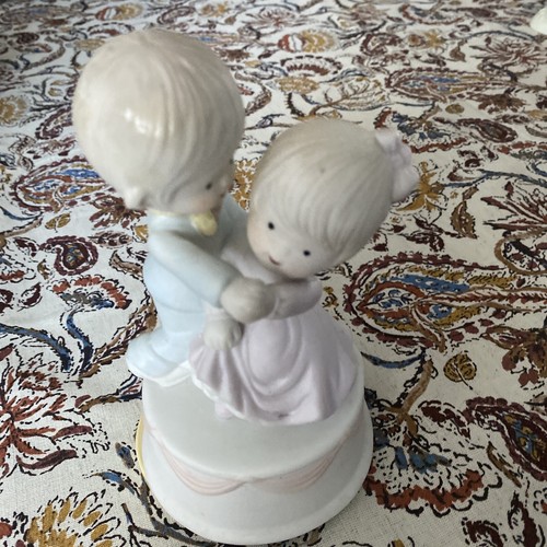 Precious Moments Cake Topper Boy and Girl Dancing on A Cake Figurine | eBay