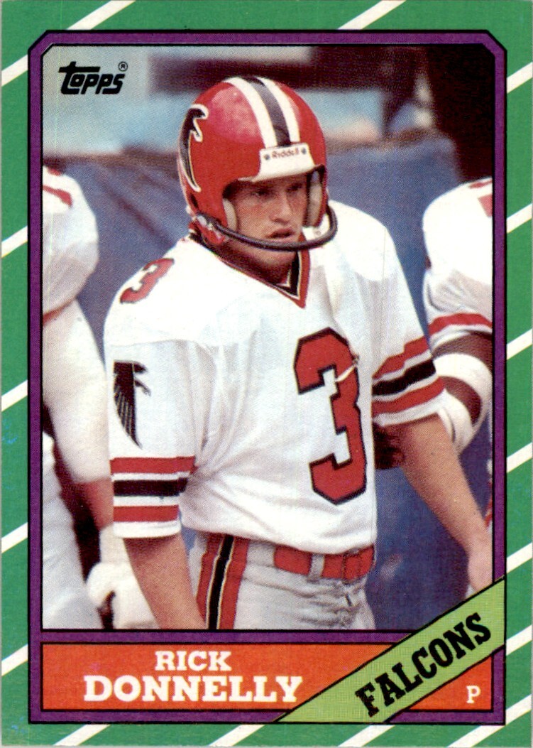 1986 TOPPS! RICK DONNELLY ATLANTA FALCONS #371 | eBay