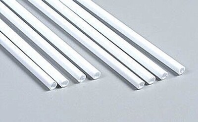 Plastruct Tube Styrene 3/16 (8) - Model Scratch Building Plastic Tubing ...