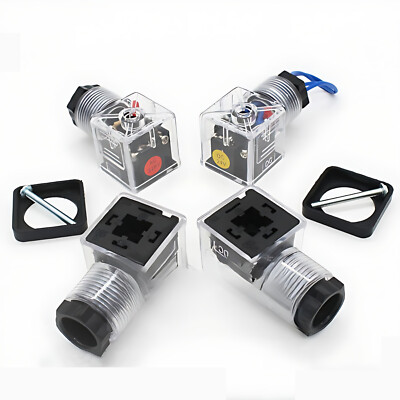 Hydraulic Solenoid Valve Plug Universal Indicator Light AC 220V DC 24V ...