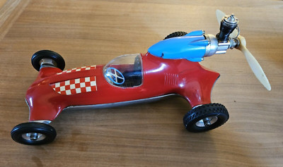 1950's Vintage Cox Thimble Drome Gas Powered Prop Rod, Red w Aluminum ...