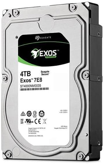 Seagate ST4000NM0035 Exos Enterprise 4TB Internal 7200RPM 3.5in. Hard ...