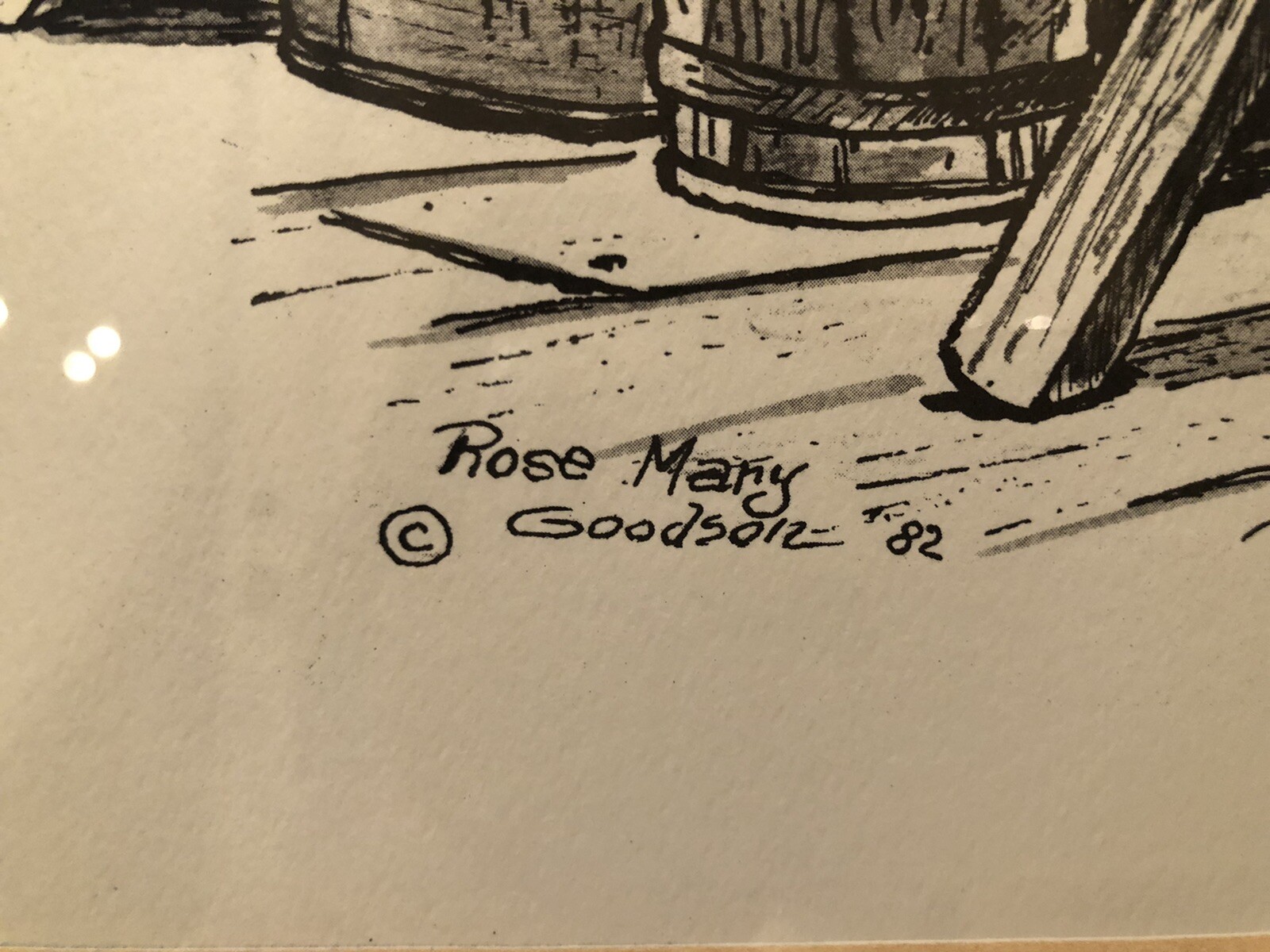 Rose Mary Goodson 1982 Framed Print Washing Machine Vintage | eBay