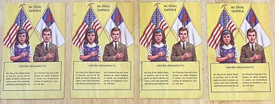 4 Vintage Pledge Postcards | eBay