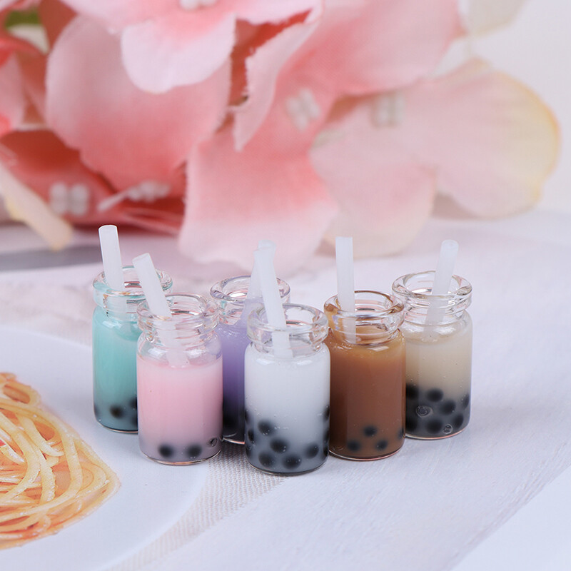 3Pcs 1:12 Dollhouse miniature milk tea cups mini toys doll house JCZ1J ...