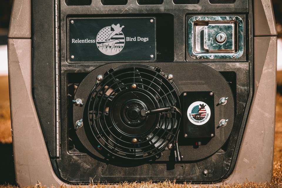 Relentless Bird Dogs Kennel Fan-Fits Intermediate and Large Gunner ...