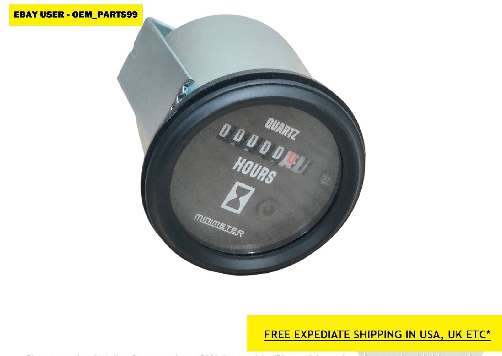 JCB PARTS - ANALOG HOUR METER 12V - GENSET AND COMPRESSOR | eBay