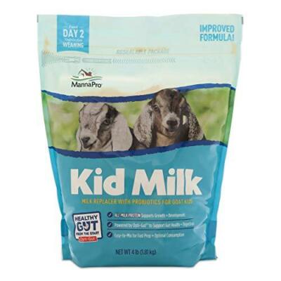 Manna Pro Milk Replacer with Probiotics for Goat Kids | High in Protein ...