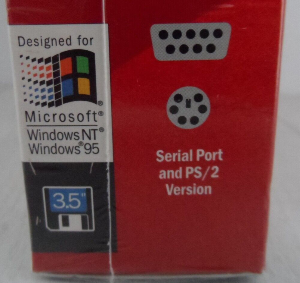 Vintage 90s Serial Original Microsoft Mouse Windows 95 Dos for sale ...