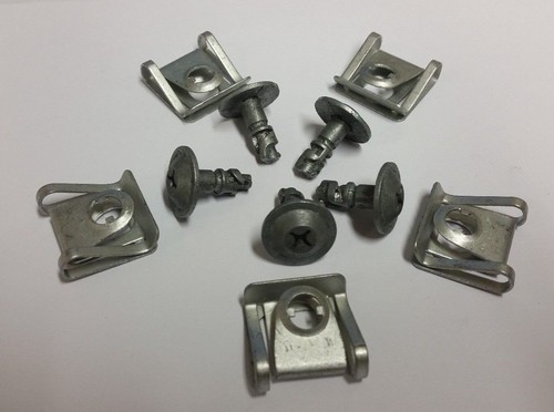 5x CLIPS FOR BMW SERIES 5 7 E38 E39 ENGINE UNDERTRAY SHIELD TRIM GUARD ...