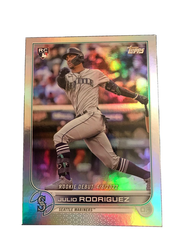2022 topps Baseball update julio rodriguez rainbow foil Rookie Card | eBay
