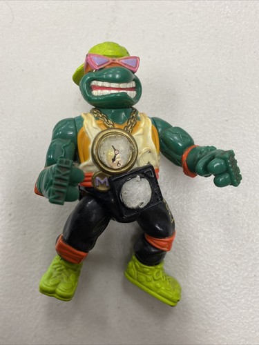 1991 TMNT Michaelangelo Rock N Rollin Ninja Turtles Rappin' Mike ...