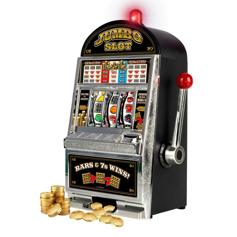 Real Slot Machine Bank - Jumbo Las Vegas Casino Slots with Flashing ...