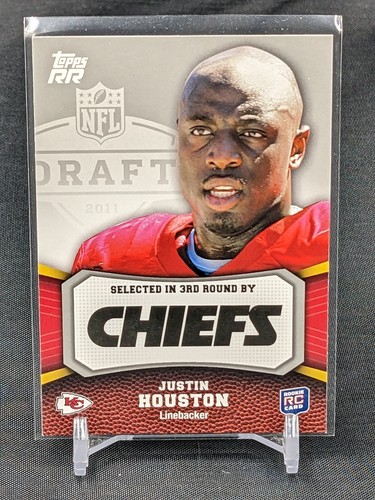 2011 Topps RR #159 Justin Houston rookie card, Colts, Chiefs, Georgia ...