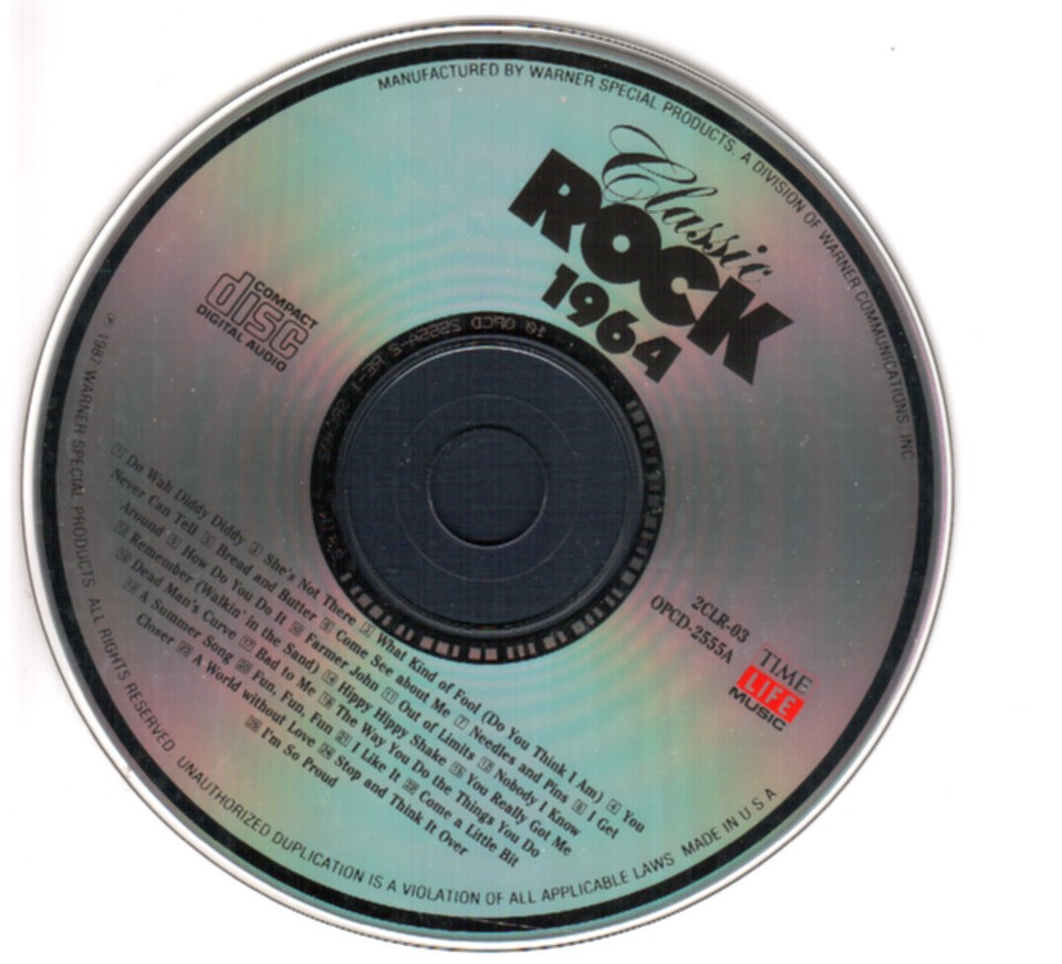 Time Life Classic Rock 1964 25 Track CD 2CLR-03 | eBay