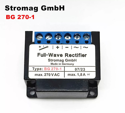 Replace Stromag GmbH Type: BG 270-1 Max.270 V AC Max.1.8A brake ...