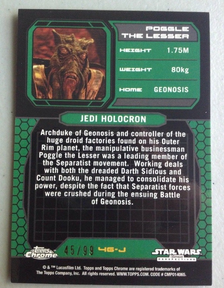 Geonosian Archduke Poggle The Lesser