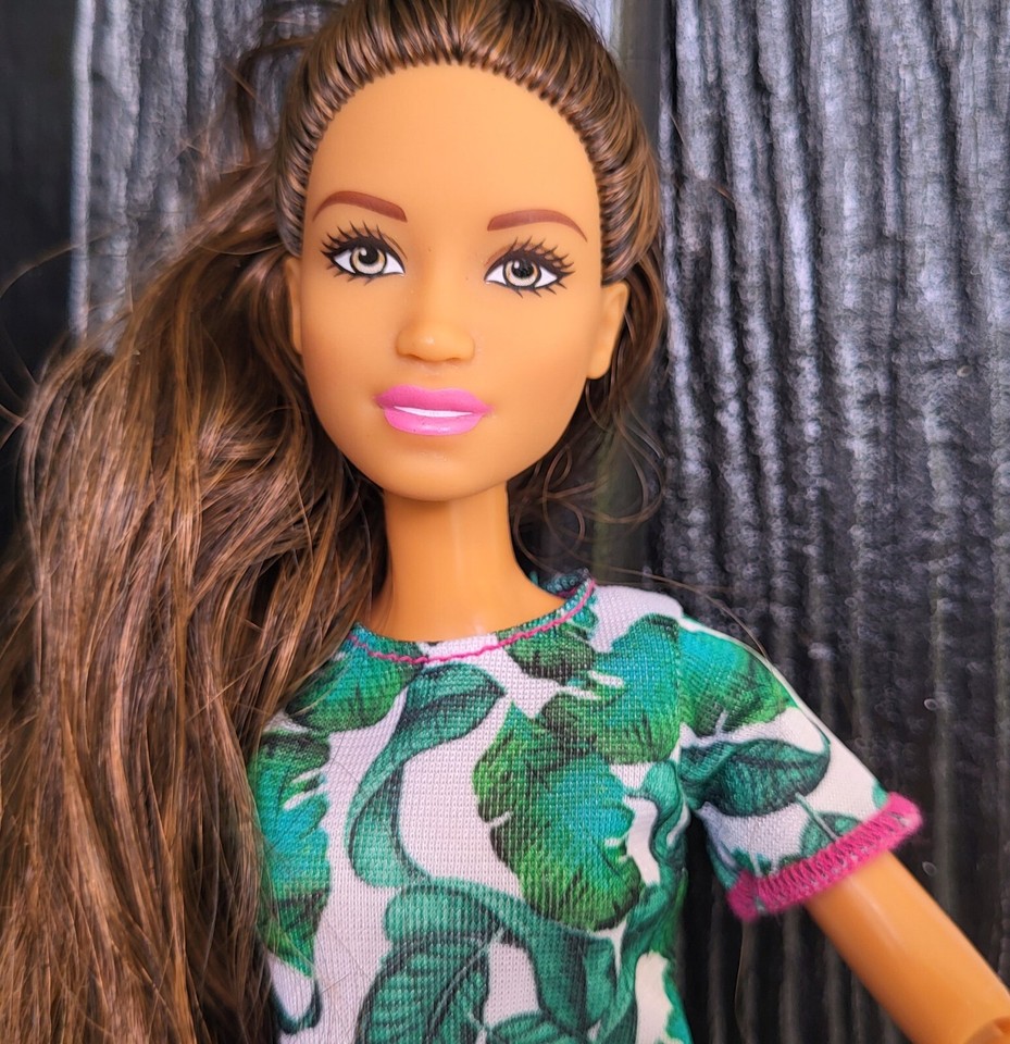 Hispanic Barbie Teresa jointed Relaxed Dream Brunette Barbie Doll GJG58 ...