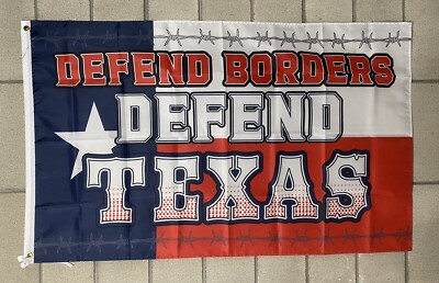 Defend The Border Defend Texas Flag Free Ship Vote Republican USA 3x5 ...