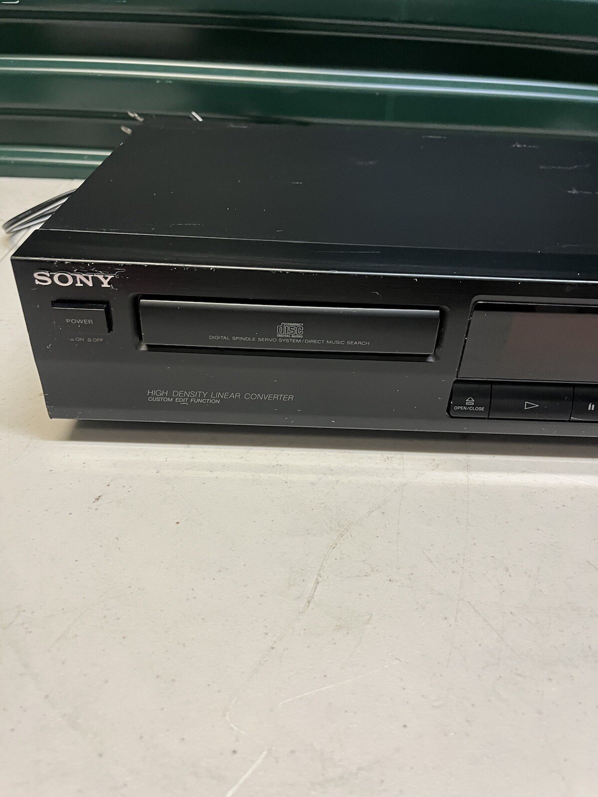 Sony+Cdp-215+CD+Player+With+High+Density+Linear+Converter+No+Remote+E6 ...
