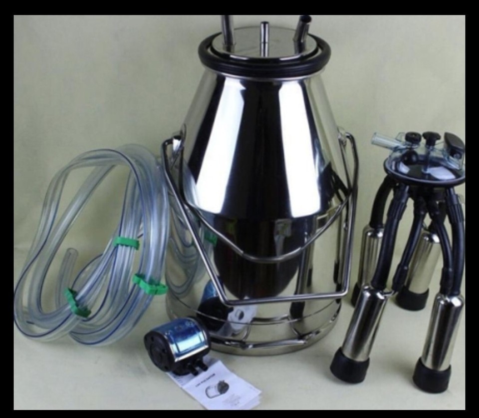 Milker Set Parts 25L Milk Bucket Milk Cup Set Milking machine ...