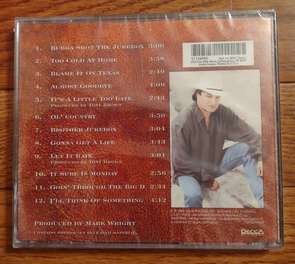 MARK CHESNUTT GREATEST HITS - MCA Records 1996 - CD | eBay