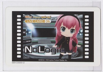 Hatsune Miku and Future Star Project Mirai AR Live Card No.6 Megurine ...