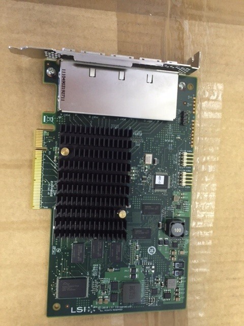 4x LSI Logic Sas9201-16e 6gb/s SAS Quad Port PCIe Host Bus Adapter for ...