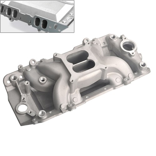 BBC Aluminum Air Gap Dual Plane Intake Manifold For 396-502 BB Chevy V8 ...