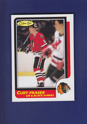 Curt Fraser 1986-87 O-PEE-CHEE OPC NHL Hockey #31 (NM+) Chicago ...
