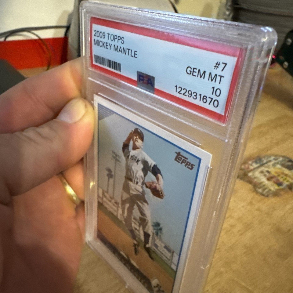 Mickey Mantle Baseball Card PSA 10 GEM Topps New York Yankees Collector ...